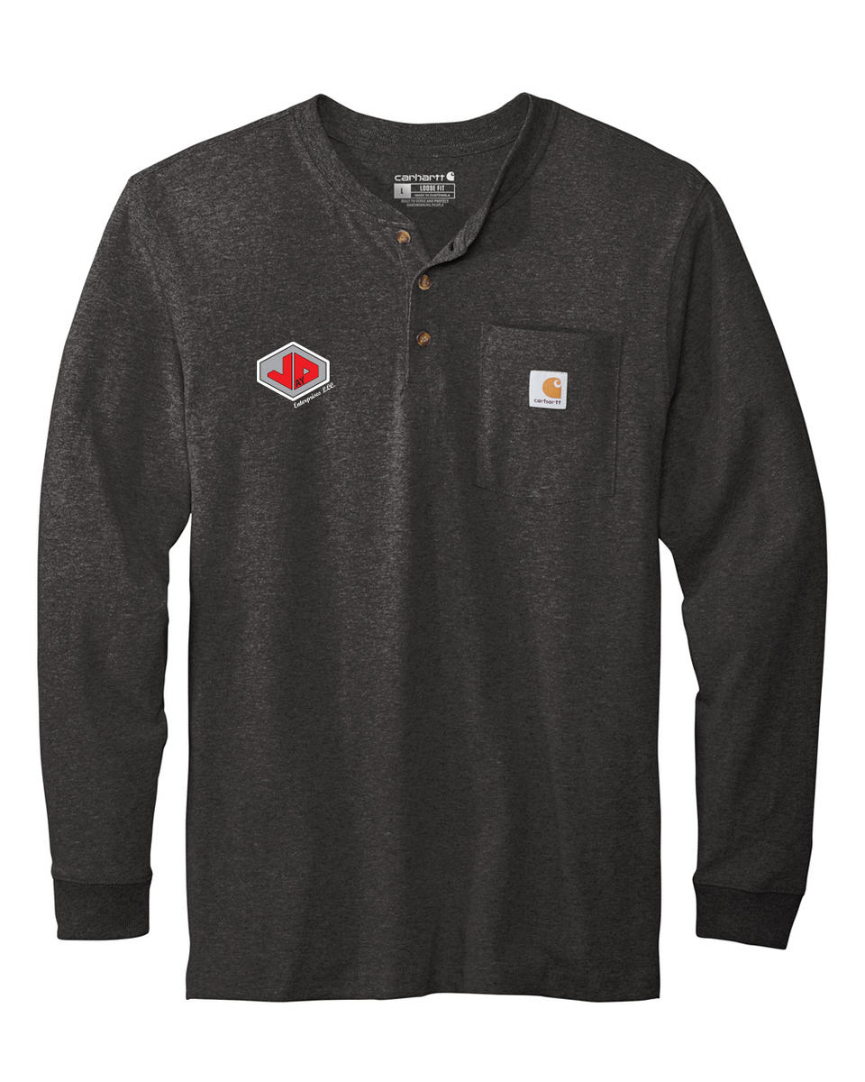 Jay D Enterprises - Carhartt Long Sleeve Henley T-Shirt – Omni-Ink
